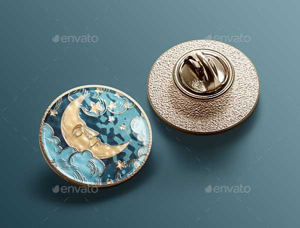 Free Pin Mockups | 21+ Free PSD Mockups Download